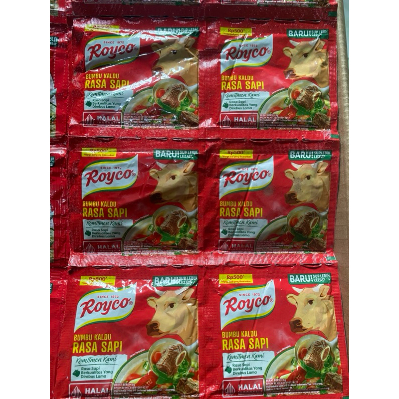 Jual royco sachet ayam / sapi 8g (isi 48 renceng) | Shopee Indonesia