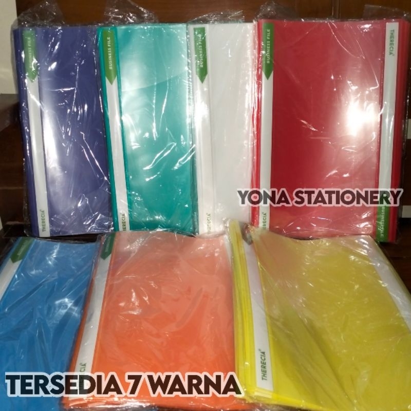Jual Business File Therecia / Map Plastik Folio | 1 Pak: 12 Pcs | Aneka ...
