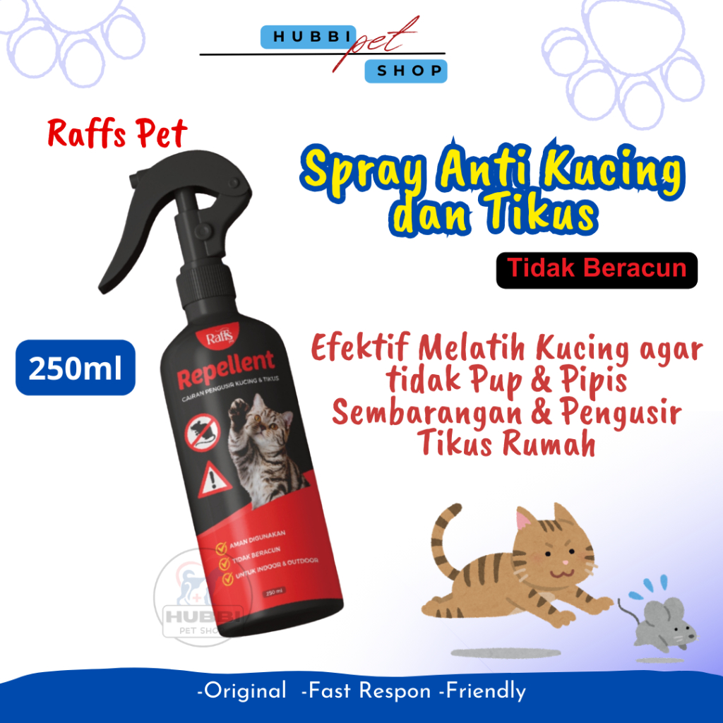 Jual Spray Anti Kucing Liar Agar Tidak Pee Poop Sembarangan dan Anti ...