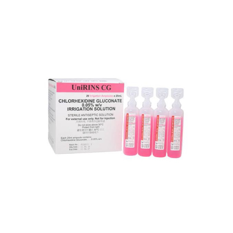 Jual UniRINS CG Chlorhexidine Glucosnate 0.05% w/v Irrigation Solution ...