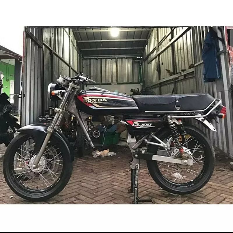 Jual Striping GL 100 GL125 Sticker GL125 Lis Merah Striping Lis Sticker ...