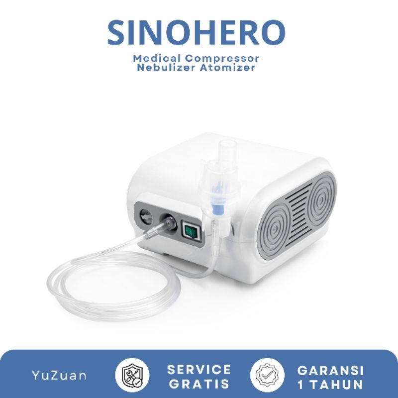 Jual Alat Terapi Pernapasan Uap Anak Dewasa Medical Compressor Nebulizer Atomizer | Shopee Indonesia