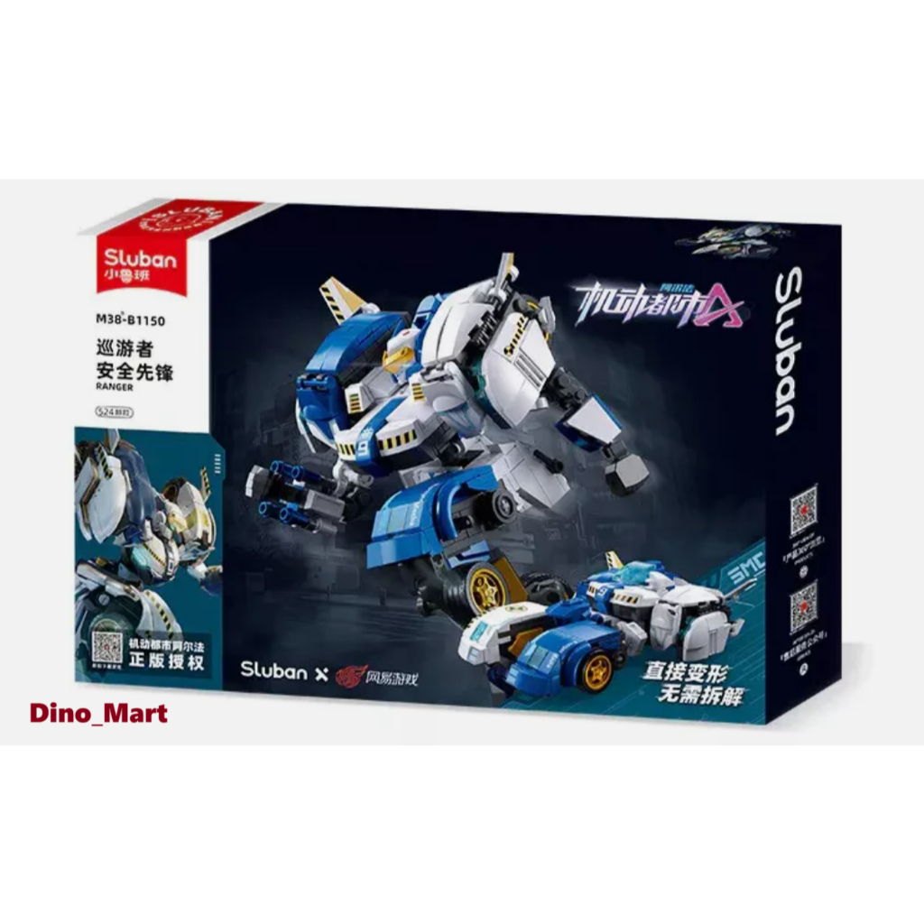 Jual Sluban Brick Robot Mobile Metropolis Alpha M38-B1150 - Mainan Anak ...