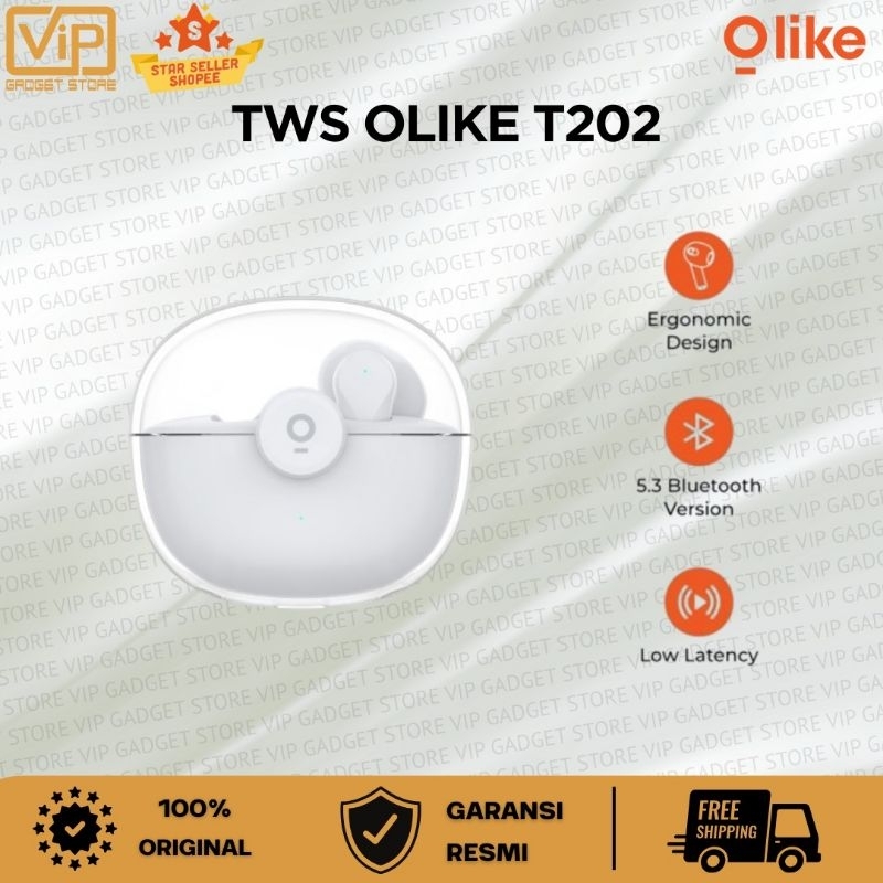 Jual True Wireless bluetooth earphone TWS Low Latency OLIKE T202 ...