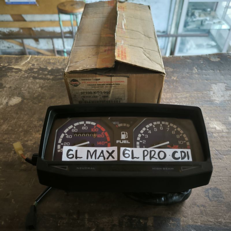 Jual Speedometer Tachometer Honda GL Max Pro Series Original Honda ...