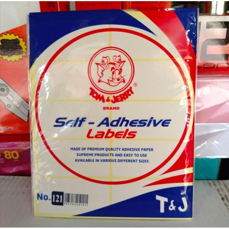 Jual label sticker tom jerry 121 ( 38 x 75mm) | Shopee Indonesia