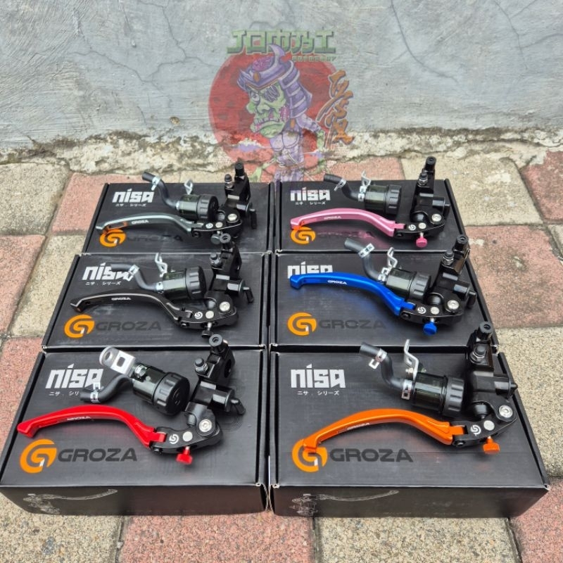 Jual MASTER REM GROZA NISA ALUMINIUM BILLET 14MM RADIAL VARIO AEROX ...