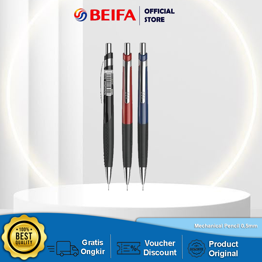 Jual Beifa Pensil Mekanik / Premium Mechanical Pencil 0.5mm MB008 ...