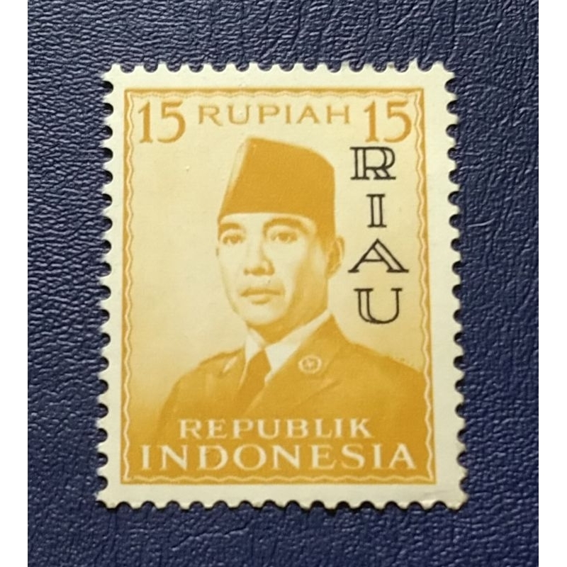 Jual Prangko Lawas RI Pres,Soekarno C.T. RIAU Type 111 Tahun 1960 ...
