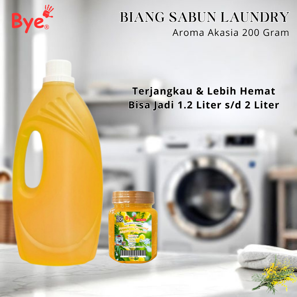 Jual Biang Sabun Laundry Aroma Akasia 200 Gram | Shopee Indonesia