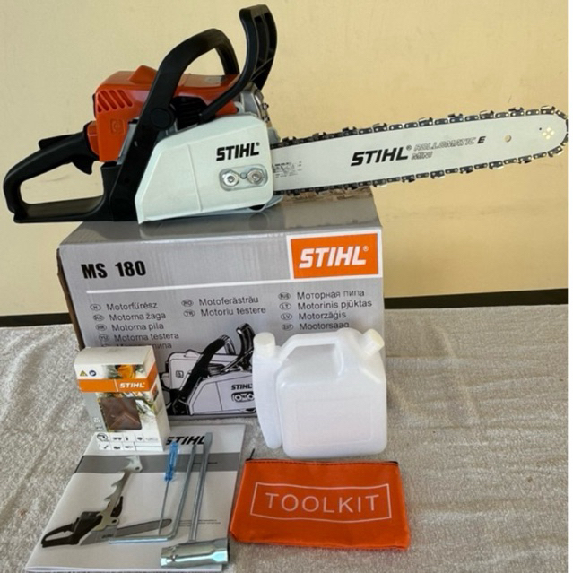 Jual Mesin Chainsaw Stihl MS 180 Bar 16 dan Rantai Komplit Fullset ...