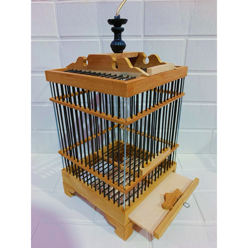 Jual Sangkar burung kecill murah ruji hitam untuk segala jenis burung ...
