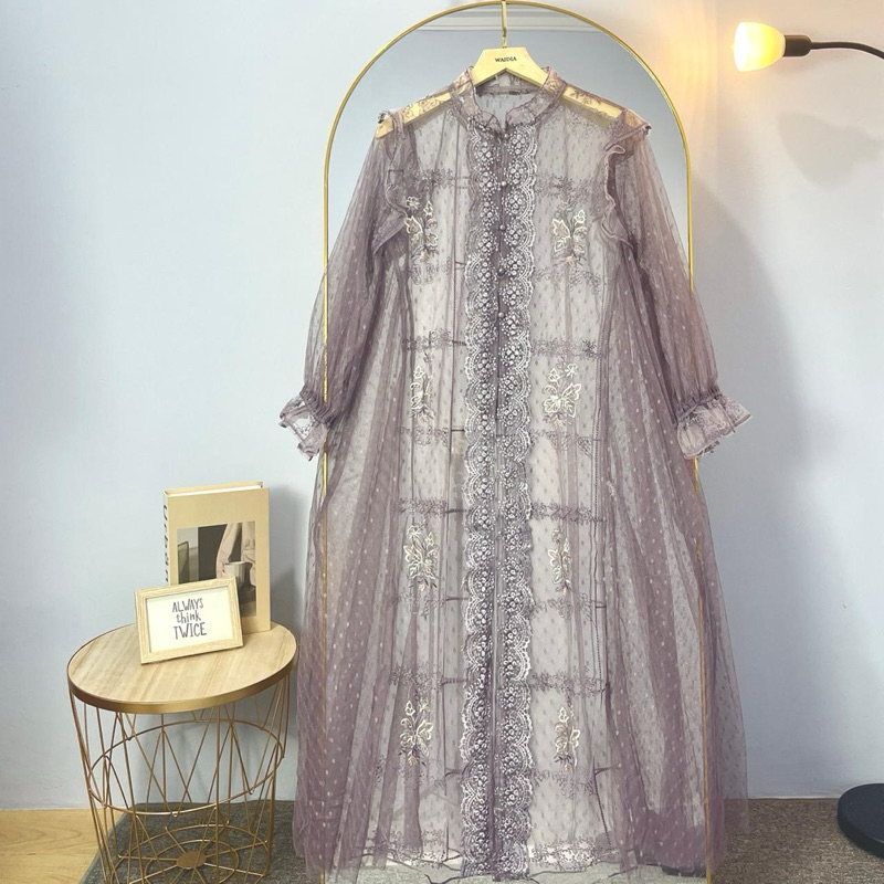 Jual AHLAMI- Raya Series Outer Burkat Panjang Premium | Shopee Indonesia