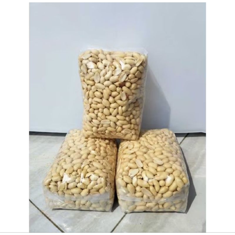 Jual KACANG TANAH KUPAS LOKAL Tanggung Mentah Food Snack KEMASAN 1KG ...