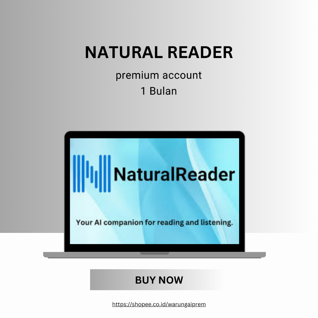 Jual Natural Reader | 1 Bulan | Full Garansi | Support Full 24 jam ...