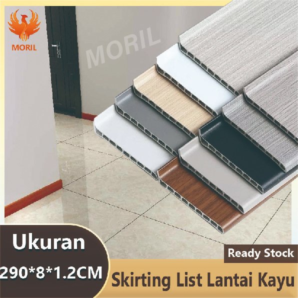 Jual Skirting List Lantai Kayu[290cm x 8/10 cm] / Plint PVC/Harga ...
