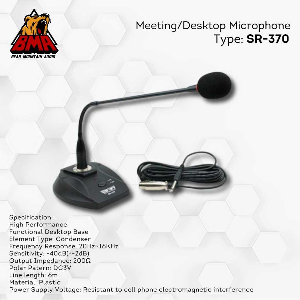 Jual Mic Meja Microphone Condenser Meeting BMA | Shopee Indonesia