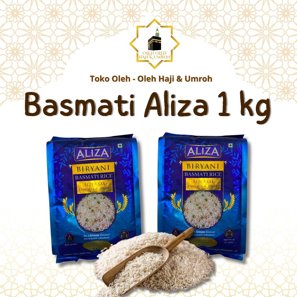 Jual BASMATI ALIZA KEMASAN 1 KG BASMATI PREMIUM BASMATI RICE BERAS ...