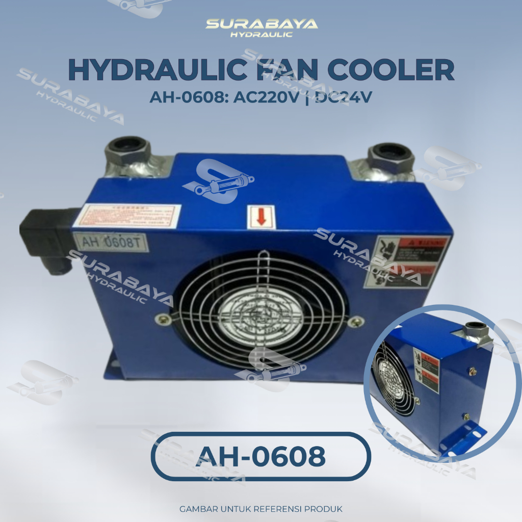 Jual AH-0608T-CA | Hydraulic Fan Cooler AH0608T AH 0608 Jaguar 60 60Lpm AH0608 AH-0608 CA D2 CA2 ...