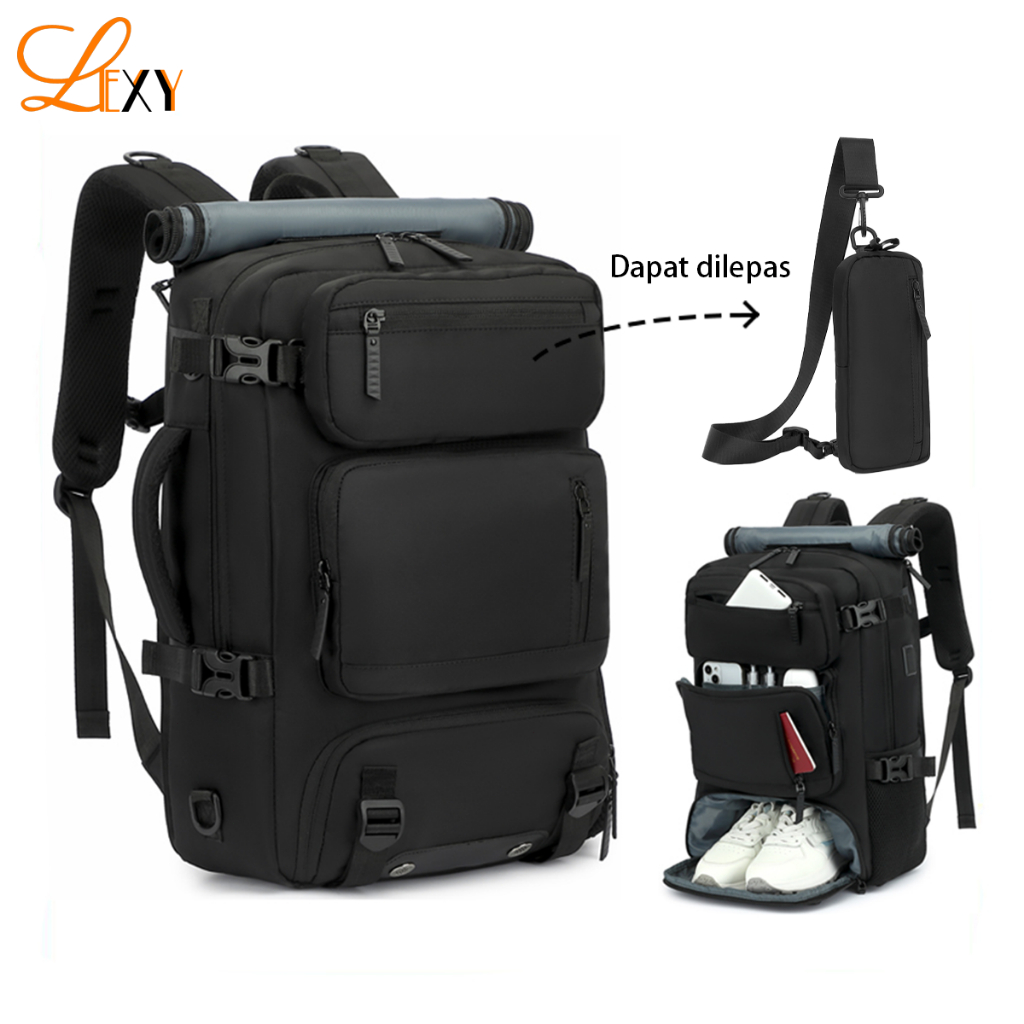 Jual LEXY 3 in1 Tas Ransel Travel Backpack Tas Ransel Laptop 16 inch ...