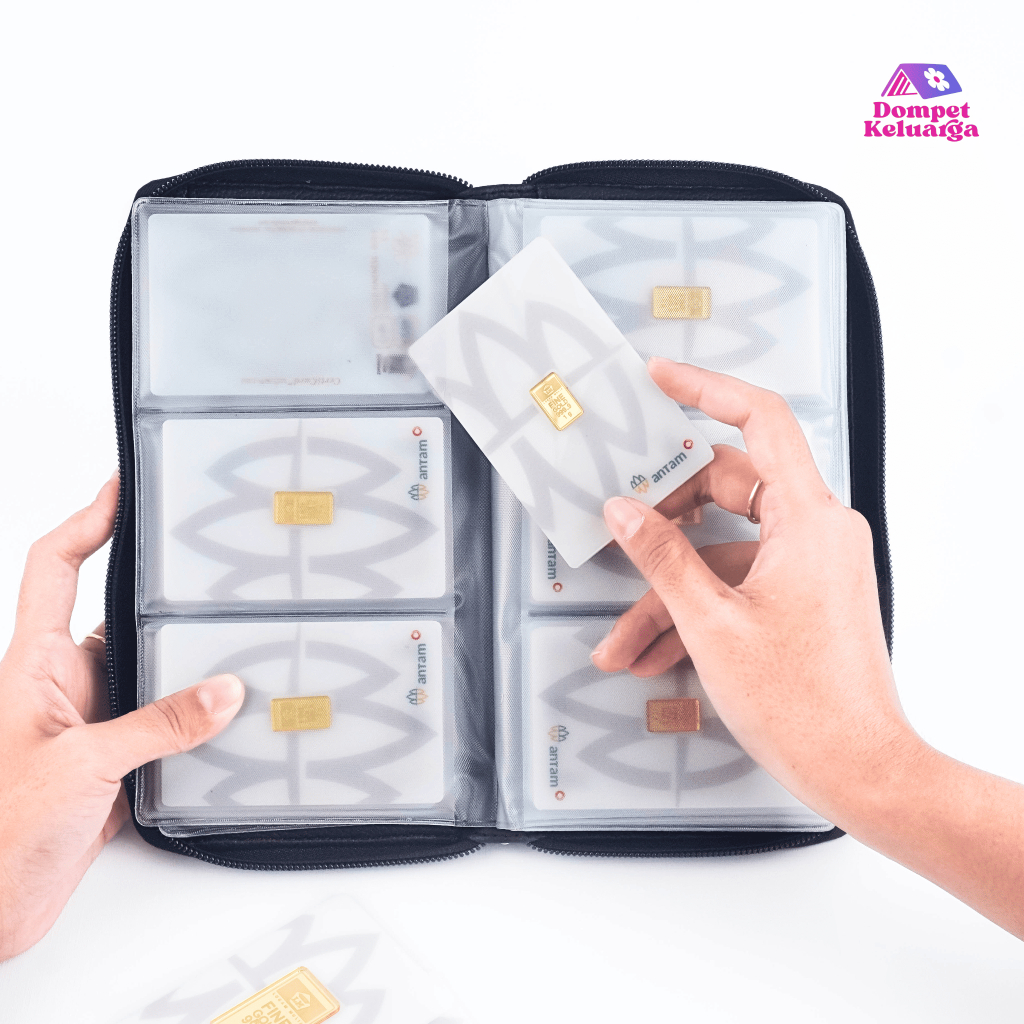 Jual Dompet Keluarga - Dompet Logam Mulia Premium Album Antam 60 Slot ...