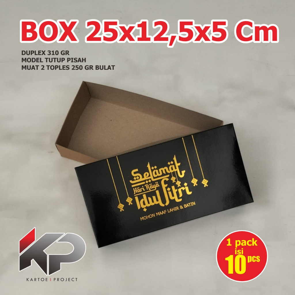 Jual BOX HAMPERS KUKER LEBARAN TOPLES 250 gr ISI 2 | Shopee Indonesia