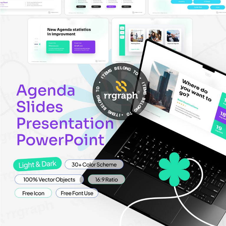 Jual Template Presentasi PPT Desain Profesional untuk Meeting Bisnis, Presentasi, dan Laporan ...