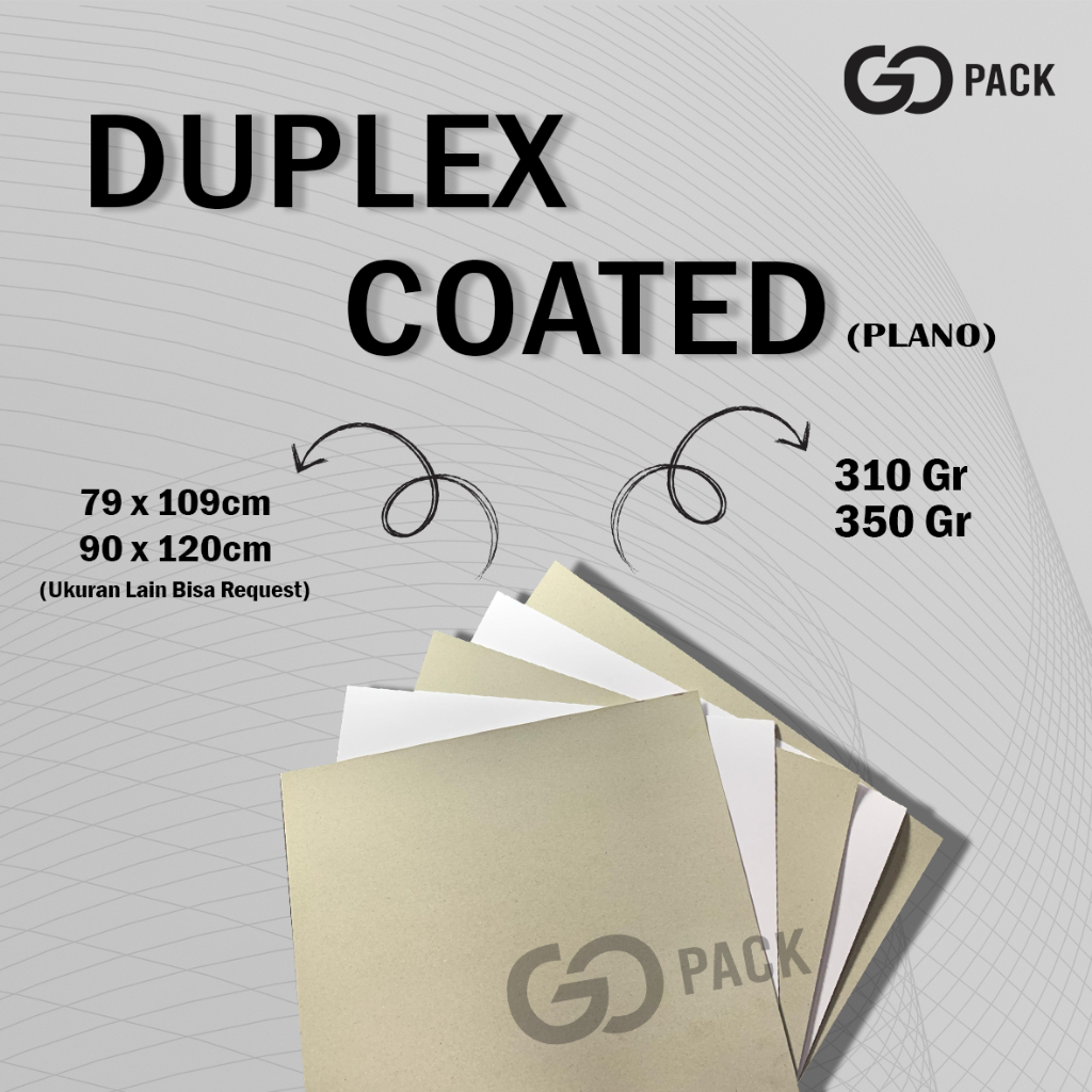 Jual Kertas Duplex Coated Dengan Gramatur 310 Gr dan 350 Gr , Ukuran ...