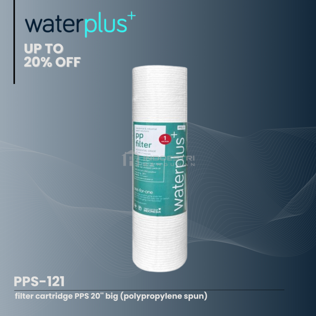 Jual Isi Filter Air Waterplus PPS 121 / Cartridge Filter Waterplus (20 ...