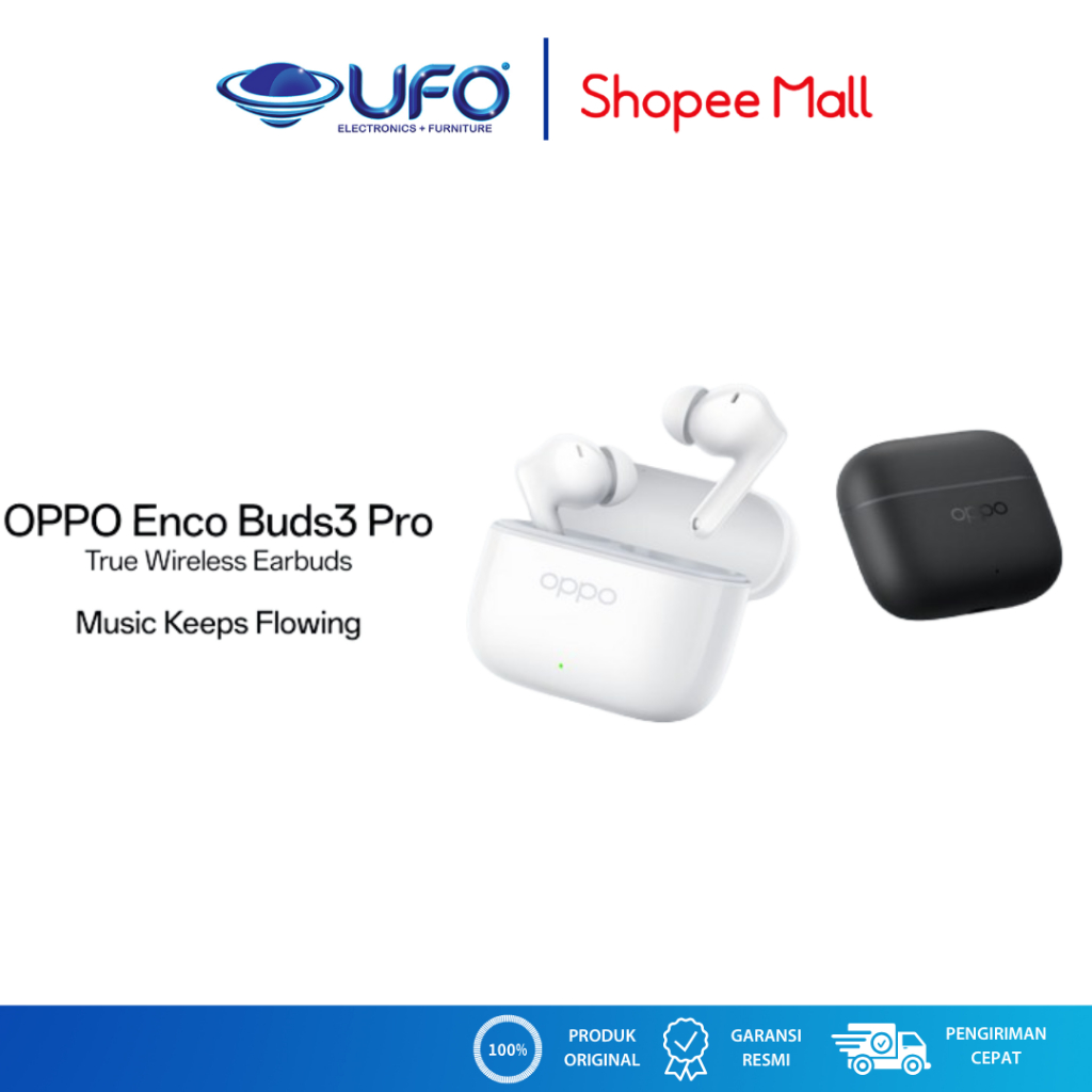 Jual Oppo Enco Buds 3 Pro | IP55 | Bluetooth 5.4 | Shopee Indonesia