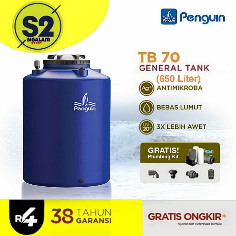 Jual Tandon Air /Toren Air /Tangki Air Penguin TB 70 R4 650 Liter ...