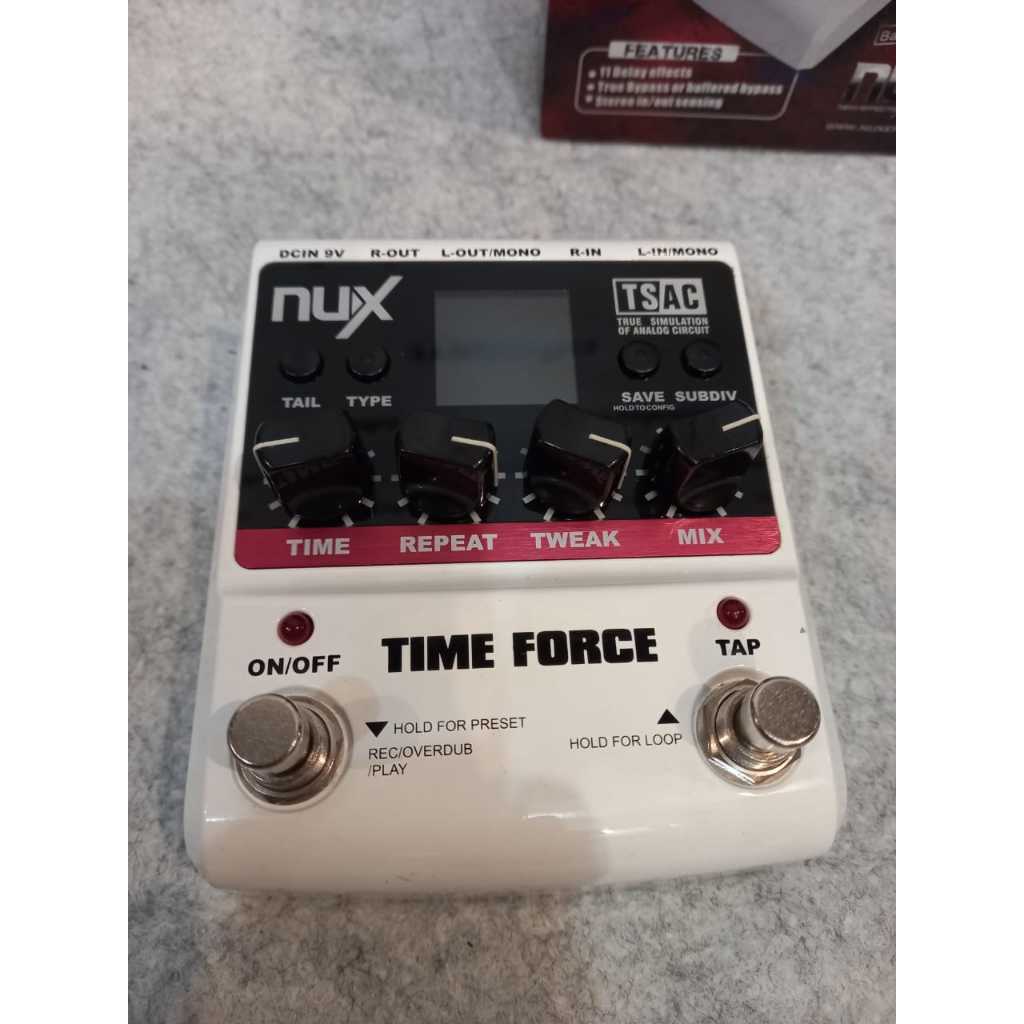 Jual Nux Time Force, Multi Digital Delay Pedal Effect | Shopee Indonesia