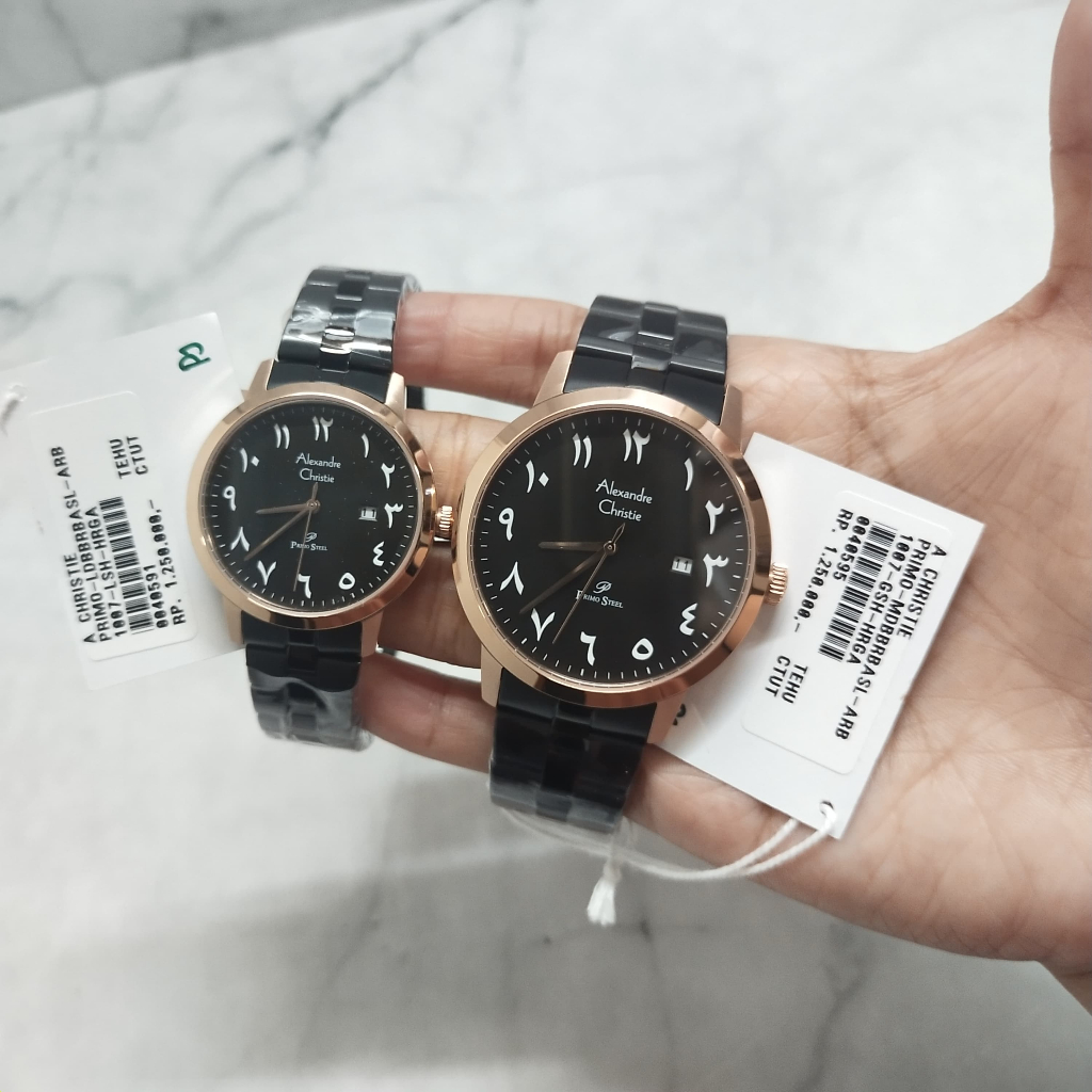 Jual Jam Tangan Original Couple Pasangan ALEXANDRE CHRISTIE AC 1007 ...