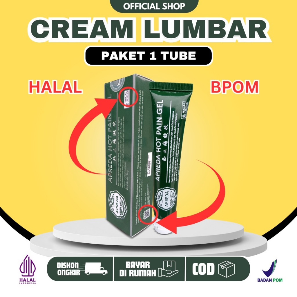 Jual 𝐏𝐀𝐊𝐄𝐓 𝐒𝐀𝐓𝐔𝐀𝐍 Cream Salep Lumbar Original Pereda Nyeri Otot Tulang ...
