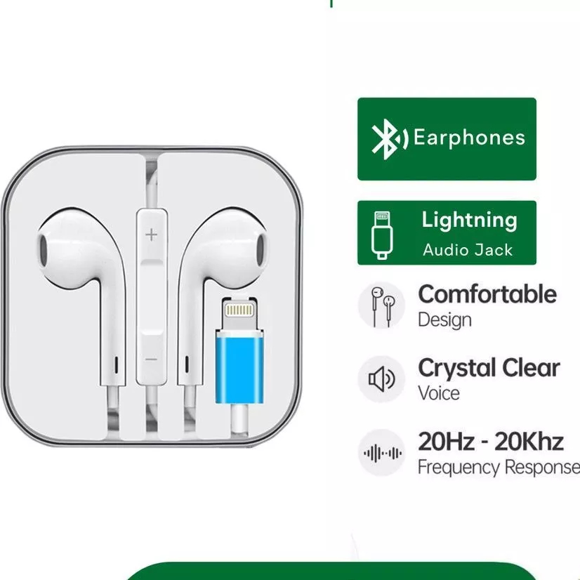 Jual SO-SO HANDSFREE / HEADSET LIGHTNING High Copy / Headset lightning ...