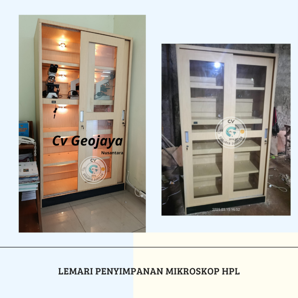 Jual Lemari Mikroskop Laboratorium | Penyimpanan Aman dengan ...