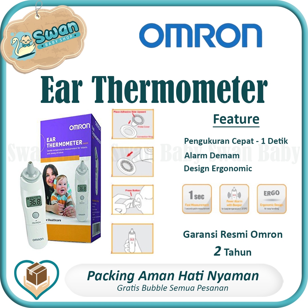 Jual Omron Ear Thermometer TH 839S / Termometer Telinga Omron | Shopee ...