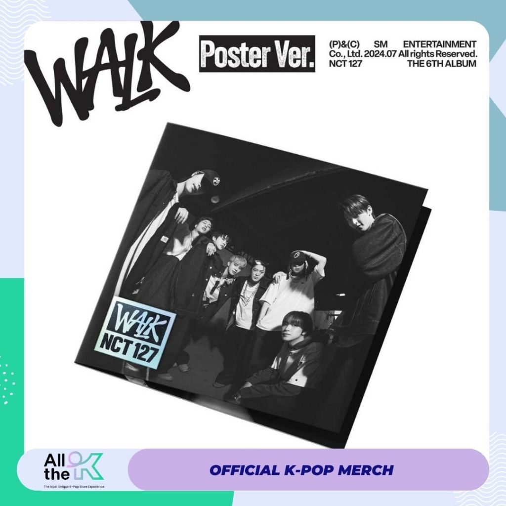 Jual PRE ORDER Album Official NCT - NCT 127 - Walk - 6th Full Album ...