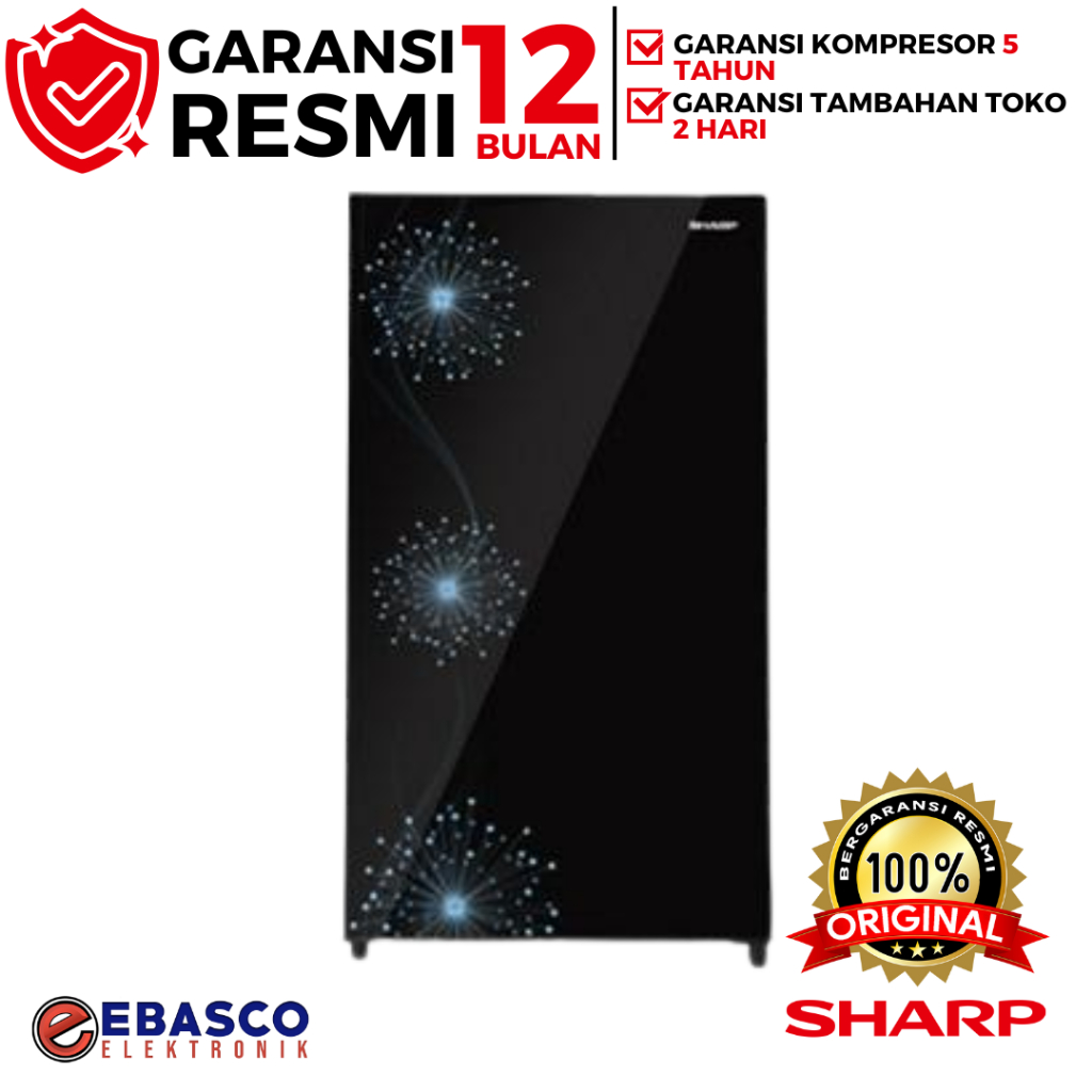 Jual SHARP KULKAS 1 PINTU SJX 167 MG DP/DB Kapasitas 133L Fitur semi auto Defrost - PINK/BIRU ...