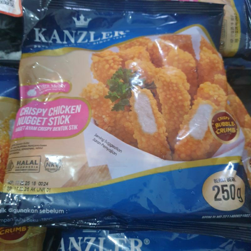 Jual Kanzler Crispy Chicken Nugget Stick 250 Gram | Shopee Indonesia