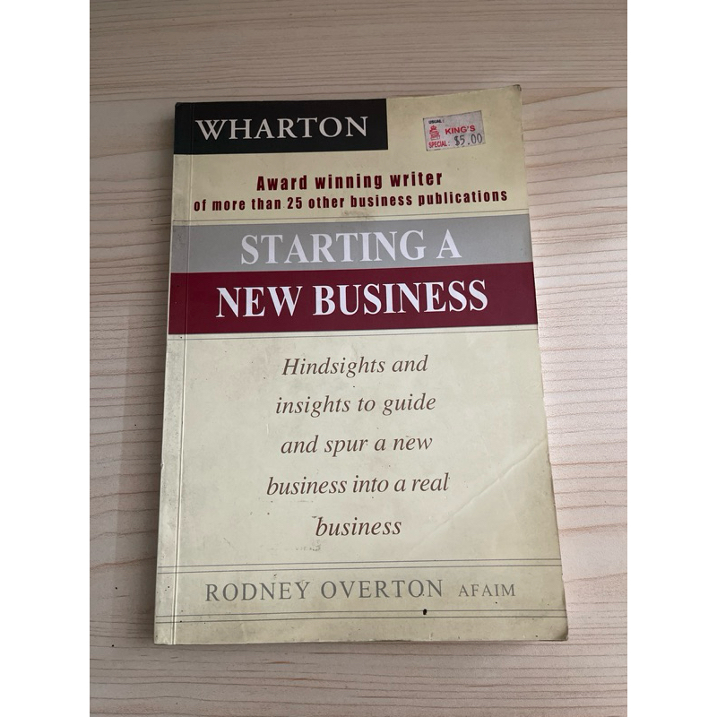 Jual BUKU STARTING A NEW BUSINESS RODNEY OVERTON | Shopee Indonesia