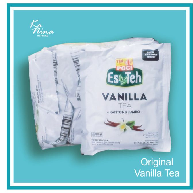 Jual TEH VANILLA KANTONG JUMBO 1 PACK ISI 10 BUNGKUS | Shopee Indonesia