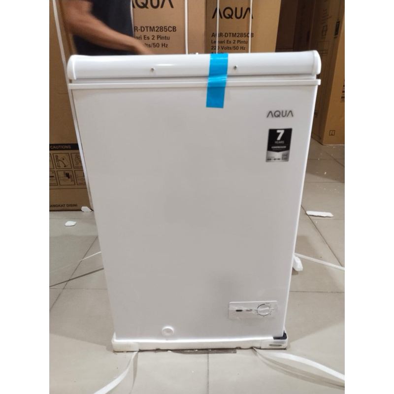 Jual Box freezer 100l aqua aqf 120DA chest freezer aqua 100 liter ...