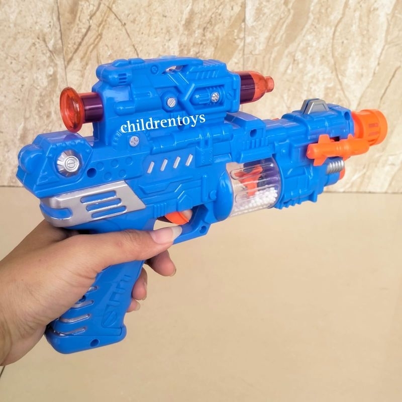 Jual Mainan Pistol Baterai Bunyi Lampu / Mainan Tembak BO ST 2434 | Shopee Indonesia