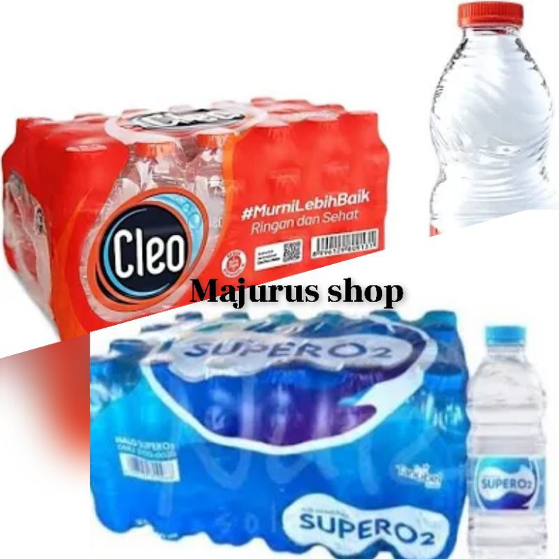 Jual Air mineral / Air minum Cleo / Super O2 220ml-220ml [ 220-200 ml /24 pcs ] | Shopee Indonesia
