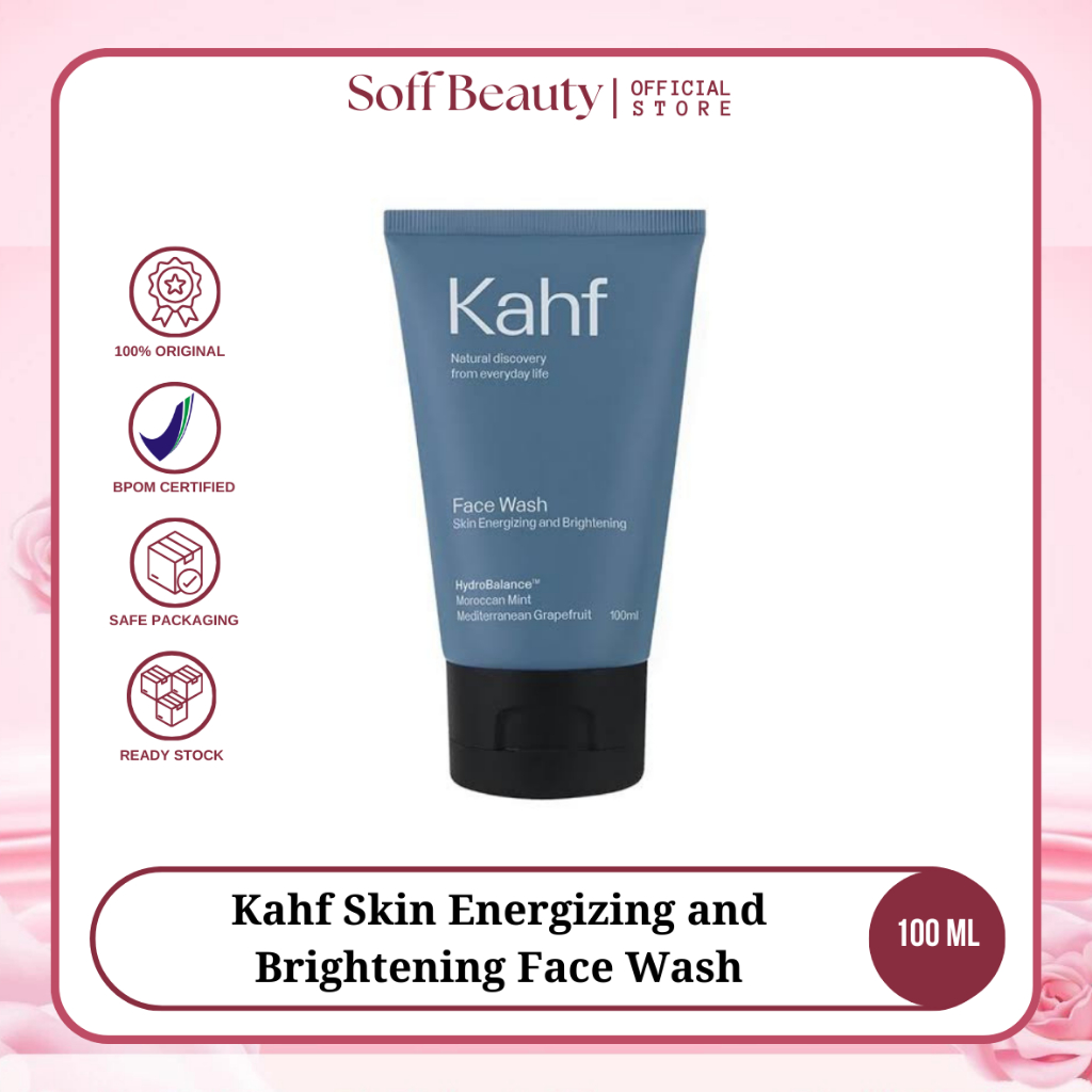 Jual Kahf Skin Energizing and Brightening Face Wash 100 ml | Shopee ...