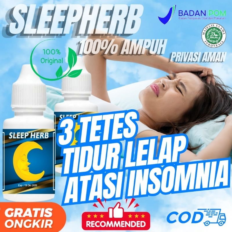 Jual SLEEPHERB Original Atasi Susah Tidur dan Insomnia Bpom | Shopee Indonesia