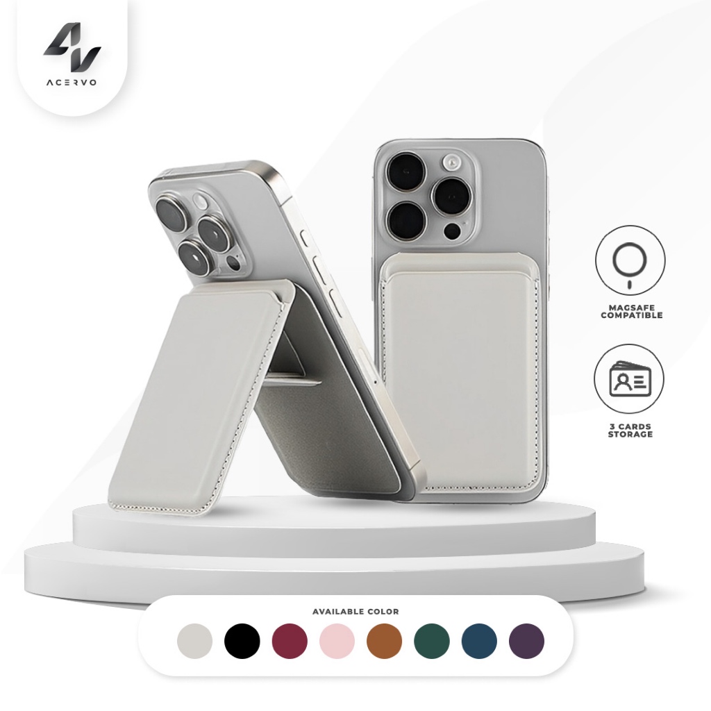 Jual NOVCA Snap-on Card Holder with MagSafe iPhone Stand Wallet Phone ...