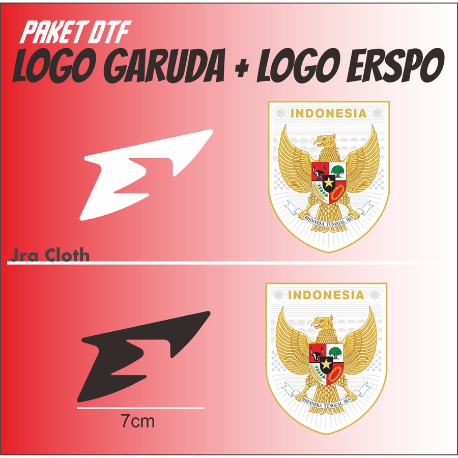 Jual Logo Erspo DTF Timnas Garuda Indonesia Apparel 2025 | Shopee Indonesia