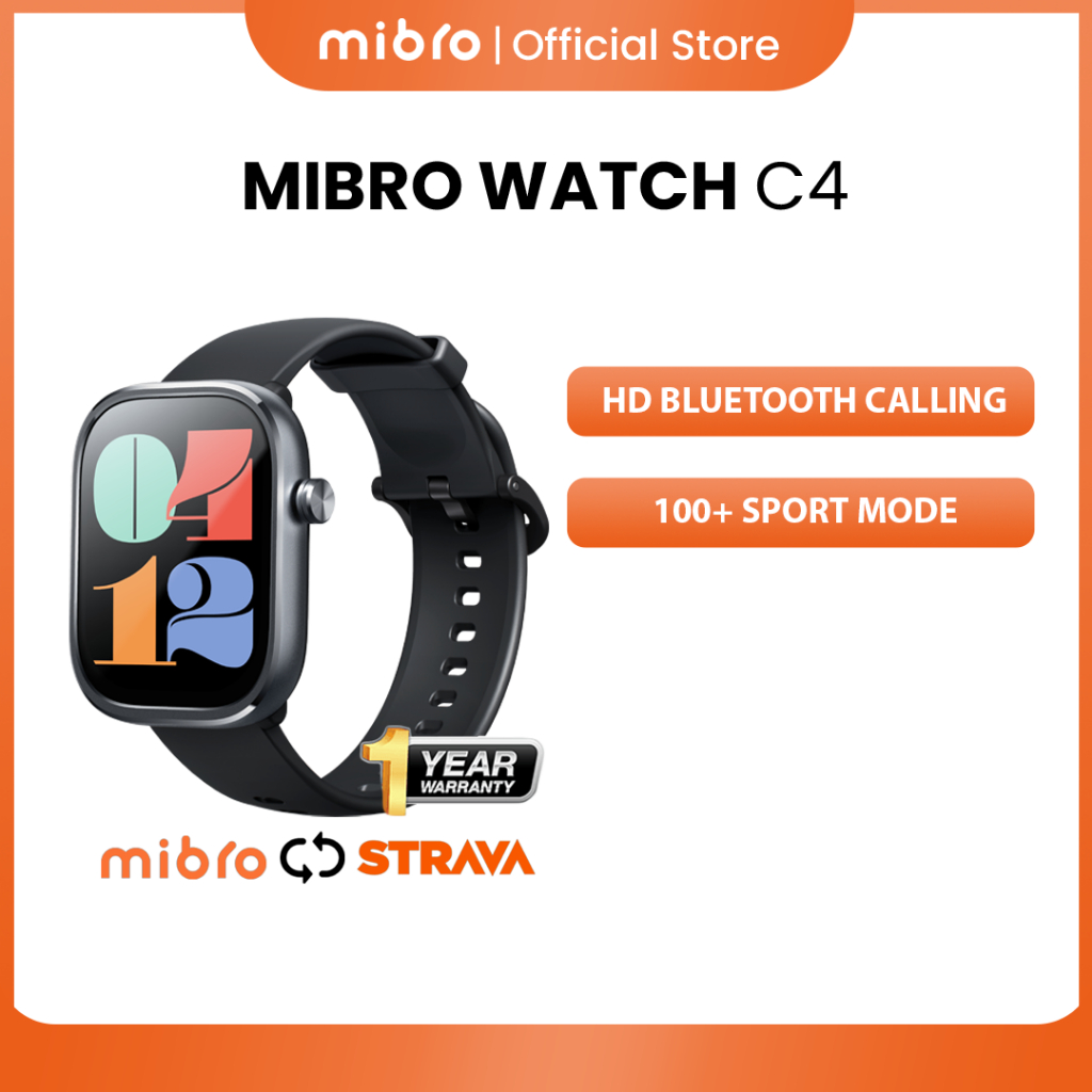 Jual Mibro Official C4 Smartwatch 2.01” Bluetooth call jam tangan 24H ...